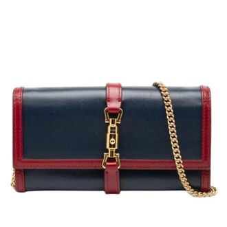 Gucci Pre-owned Jackie 1961 Wallet on Chain - Femme - Pre-owned - Bleu - Taille: ONE Size