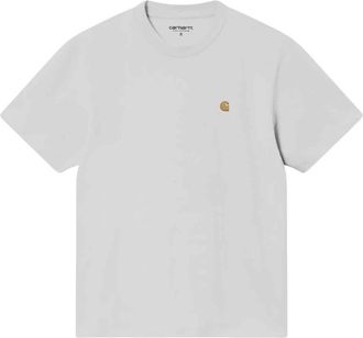 Carhartt Work in Progress Homme, Tops, Blanc, Taille: M S/S Chase T-Shirt