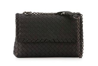 Bottega Veneta Baby Olimpia Intrecciato Leather Shoulder Bag
