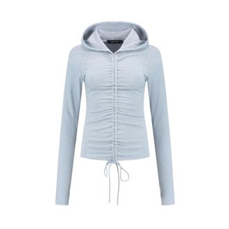 Daily Paper Clothing Monogram Fitted Hoodie - - Sweatshirts & Hoodies - Damen - Blau - L