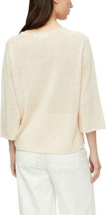 Comma 3/4 Arm-Pullover Leichter Pullover mit Leinen und Viskose