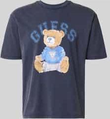 Guess T-Shirt mit Motiv-Print und Rundhalsausschnitt