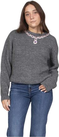 Moschino Femme, Pulls, Gris, Taille: 38 FR Maglia 0506