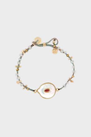 Gerard Darel Bracelet &agrave; perle deau douce - KASHA - Argent