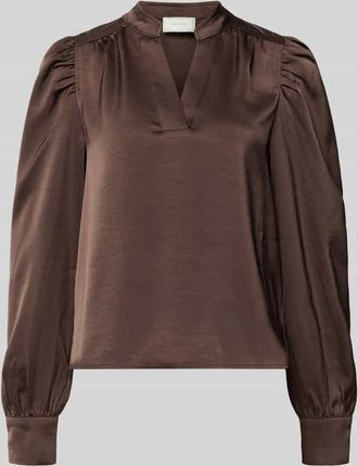 Neo Noir Langarmbluse mit Stretch-Anteil Modell Rosslyn