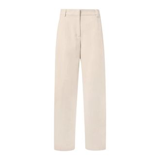 Andamane Femme, Pantalons, Blanc, Taille: 38 FR Tracy Flared Low-Rise Pants