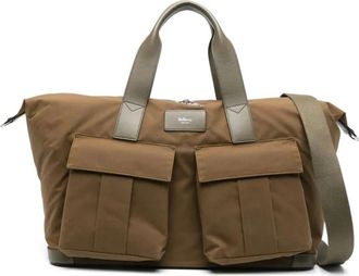 Mulberry Homme, Sacs, Vert, Taille: ONE Size Heritage Waxed Day Clipper Holdall Bag
