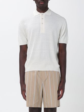 Paolo Pecora Polo Homme couleur Jaune Cr&egrave;me
