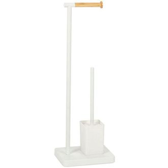 Andrea House Toilettenpapierhalter und toilettenb&uuml;rstenhalter aufrecht stehend