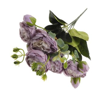 Cabilock Realistischer K&uuml;nstlicher Pfingstrosen-seidenblumenstrau&szlig; F&uuml;r Hochzeitsdekorationen Und Heimarrangements