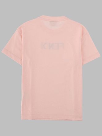 Fendi Multicolour Logo T-Shirt - Pink