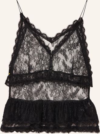 Mrs & Hugs Mrs & Hugs Spitzentop schwarz