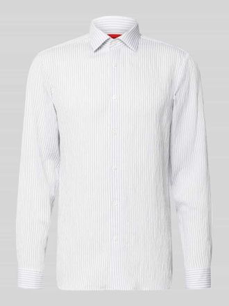 HUGO BOSS Modern Fit Businesshemd aus Viskose-Mix Modell VALERIO