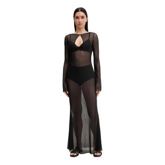 Bond-Eye Robe de plage - Femme - Maillots de bain - Noir - Taille: 40/42 FR