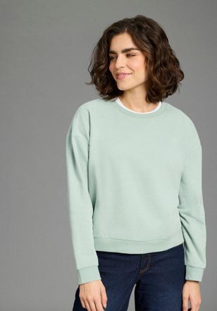 Flashlights Sweatshirt (2er-Pack) im Basic-Stil, Langarm, Rundhalsausschnitt, mit Rippb&uuml;ndchen