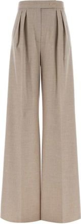 Max Mara Zulia Weite Hose - - Trousers - Damen - Beige - 2XS