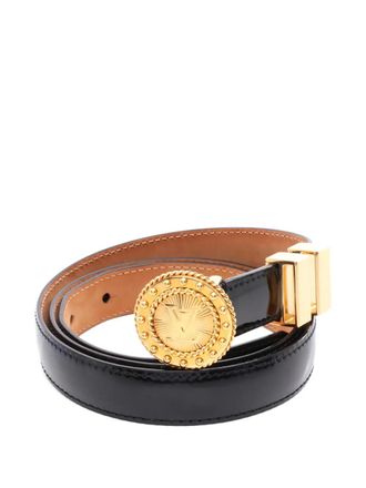 Louis Vuitton ceinture &agrave; boucle logo (2006) - Noir