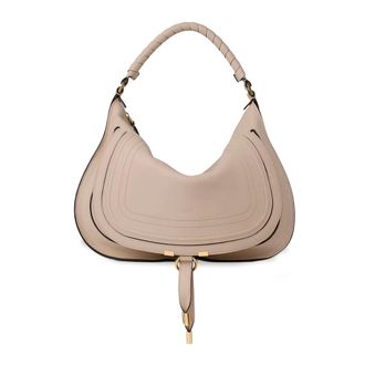 Chlo&eacute; Femme, Sacs, Beige, Taille: ONE Size Marcie Shoulder Bag