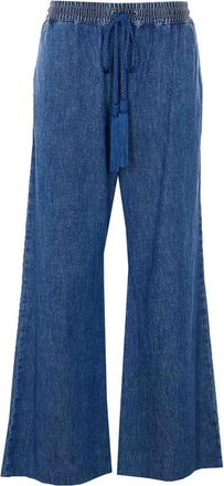 Valentino Garavani Pantalons D&eacute;contract&eacute;s - Bleu