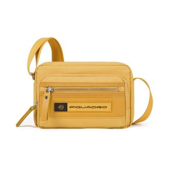 Piquadro Recycelter Bio Crossover Kamera Gelb Unisex - - Bags - Damen - Gelb - ONE SIZE