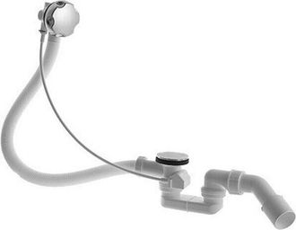 Duravit Duravit Zubeh&ouml;r - Ab- und &Uuml;berlaufgarnitur mit Bowdenzugl&auml;nge 530 mm, verchromt 790225000001000