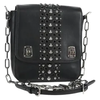 Miu Miu Pre-owned Leder-Umh&auml;ngetasche - - Pre-owned - Damen - Schwarzk - ONE SIZE