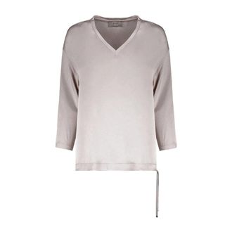 Herno V-neck Top - - Tops - Damen - Grau - M