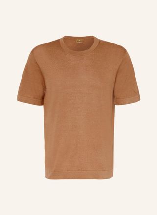 Mos Mosh Mos Mosh Gallery Strickshirt Mmgcrowe Mit Leinen braun