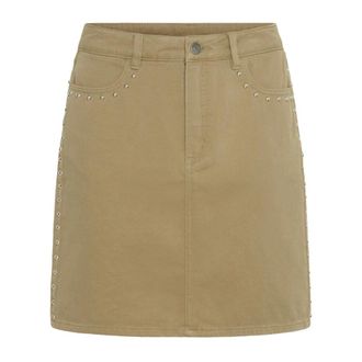 Kaffe Denimrock - - Skirts - Damen - Beige - M
