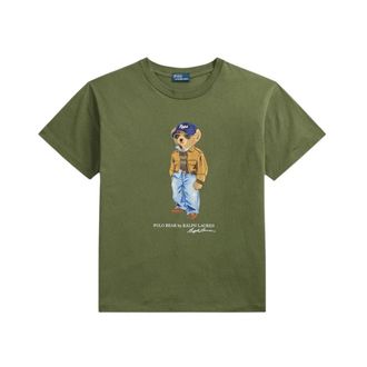 Polo Ralph Lauren Polo Bear T-shirt - - Tops - Damen - Gr&uuml;n - L