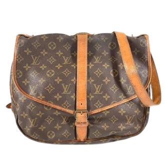 Louis Vuitton unisex, Pre-owned, Brun, Taille: ONE Size Sac bandouli&egrave;re vintage en toile Pre-owned