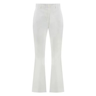 Pantaloni Torino Baumwoll-Stretchhose mit Taschen - - Trousers - Damen - Wei&szlig; - M