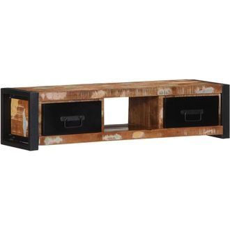 vidaXL Vidaxl - Meuble tv 100x30x25 cm Bois de r&eacute;cup&eacute;ration solide