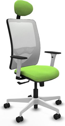 Piqueras y Crespo B&uuml;rostuhl mit verstellbaren Armlehnen Zulema, h&ouml;henverstellbare Lendenwirbelst&uuml;tze und festes Kopfteil, ausgestattet mit Sincro 3 Positionen und Schne