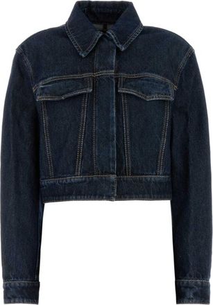 Sportmax Femme, Vestes, Bleu, Taille: 44 FR Veste en jean Bormio