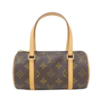 Louis Vuitton Sac &agrave; main en toile enduite Pre-owned - Femme - Pre-owned - Brun - Taille: ONE Size