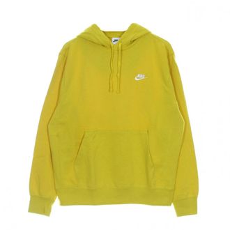 Nike Leichter Nike Sportswear Club Hoodie - - Sport - Herren - Gelb - XS