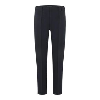 Cambio Navy Hose mit B&uuml;gelfalte - - Trousers - Damen - Blau - S