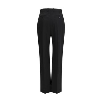 Alexander McQueen Womens Black Wool Oves Aries Dress Pants