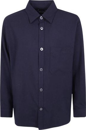 Emporio Armani Pocket Breast Classic Shirt - - Shirts - Herren - Blau - M