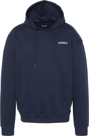 Schott NYC Schott Nyc, Homme, Sweatshirts et sweats &agrave; capuche, Bleu, Taille: XL USA Printed Sweat &agrave; capuche