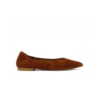 Anna F. Wildleder Ballerinas Gebranntes Cognac - - Shoes - Damen - Braun - 37 EU