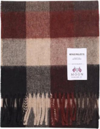 Norse Projects unisex, Accessoires, Multicolore, Taille: ONE Size Moon Merino Lambswool Checked Scarf