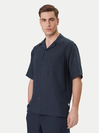 Guess Hemd F6GH01 WN202 Dunkelblau Regular Fit