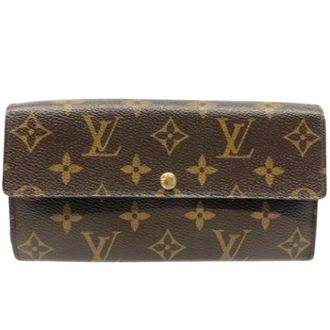 Louis Vuitton Portefeuille long Monogram Pre-owned (bi-pli) - Femme - Pre-owned - Brun - Taille: ONE Size