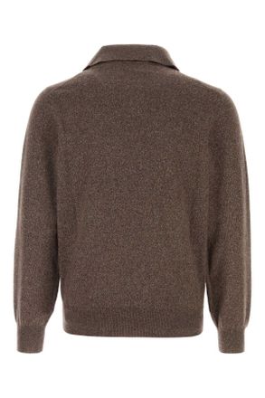 Brunello Cucinelli Moro+grigio Exterior: Cashmere Maglieria Sweater