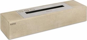 Kiini Kiini - salama Tischkamin Freistehender BioKamin + 1L Ethanolfrei Beige