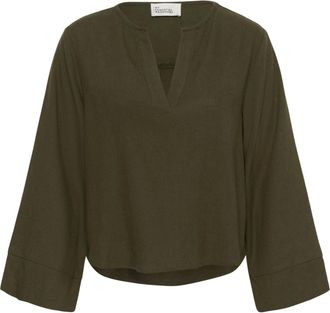 MY ESSENTIAL WARDROBE Femme, Blouses et Chemises, Vert, Taille: 42 FR Blouses