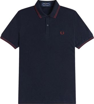 Fred Perry Homme, Tops, Bleu, Taille: S Polo Chemises