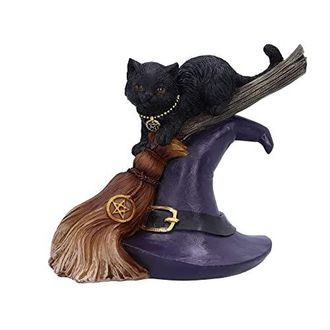 Nemesis Now Bewitched Cat Figur, Mehrfarbig, 13,3 cm